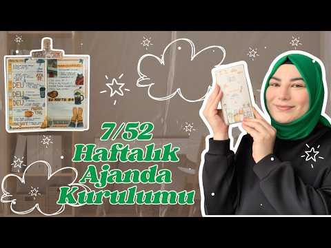 7/52 Haftalık Ajanda Kurulumu | Benimle Planlayın | Kış Ortasında Sonbahar Konsepti