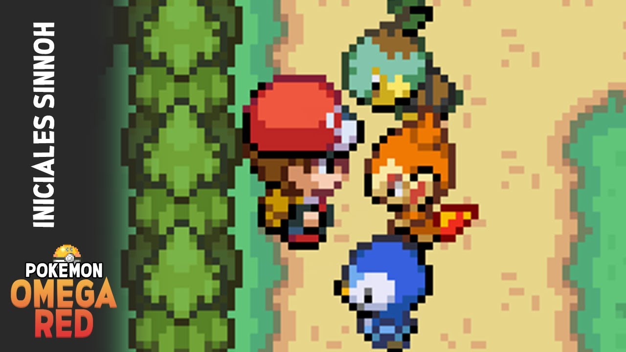 INICIALES de SINNOH en Pokémon Omega Red (CHIMCHAR, TURTWIG y PIPLUP ...
