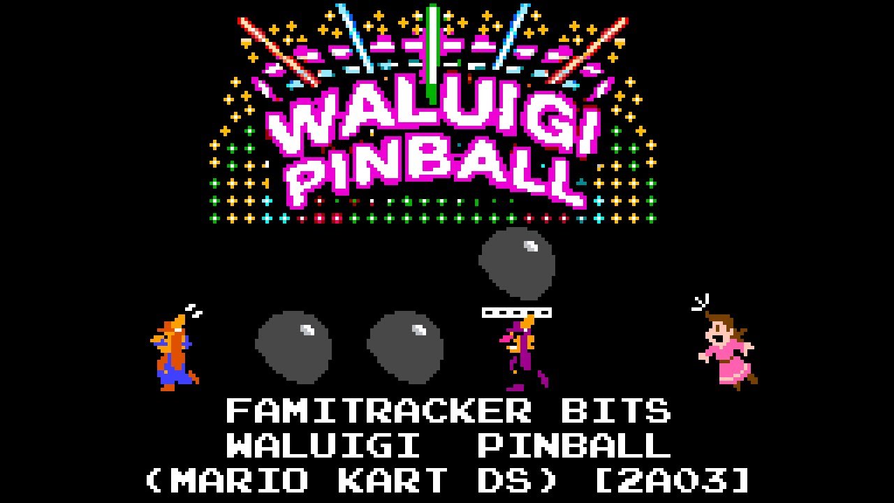 Famitracker Bits - Waluigi Pinball (Mario Kart DS) [8-bit, 2a03] - YouTube