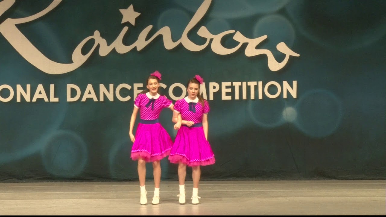 Monsters Inc Clogging Duet at Rainbow Dance Competition - YouTube