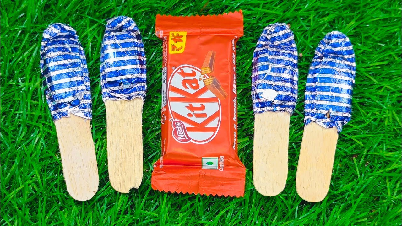 Kit Kat & Rainbow Candy Lollipop Unpacking Satisfying ASMR Videos - YouTube