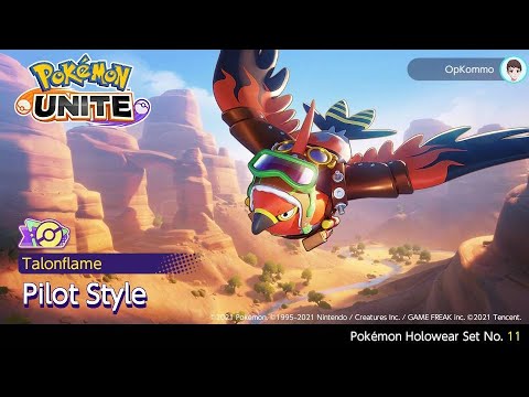 I Got Pilot Style Talonflame Skin | Pokemon Unite #pokemonunite - YouTube