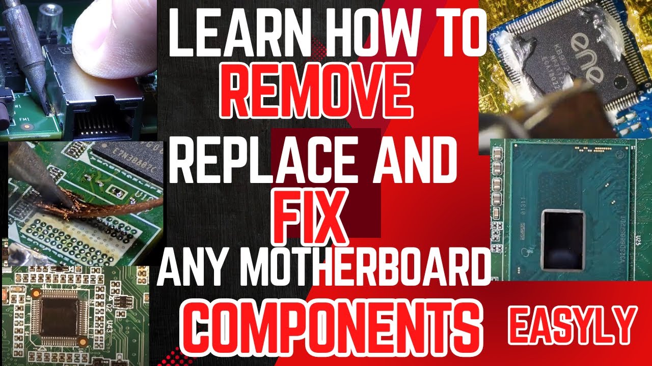 LEARN HOW TO REMOVE, REPLACE AND FIX ANY COMPONENT - YouTube
