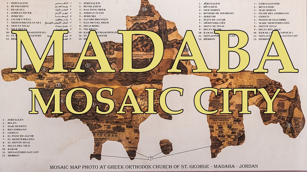 HOLYLAND VISIT: MADABA, JORDAN: MOSAIC CITY / DISABILITY TRAVEL VLOG ...