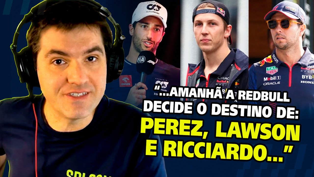 Hoje a RBR decide o destino 3 pilotos seus na F1: Perez, Lawson e Ricciardo. Quem vai pra onde ...