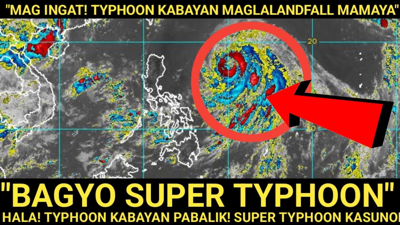 "NAKAKATAKOT" SUPER TYPHOON Kasunod Ni BAGYONG KABAYAN Direksyon pa ...