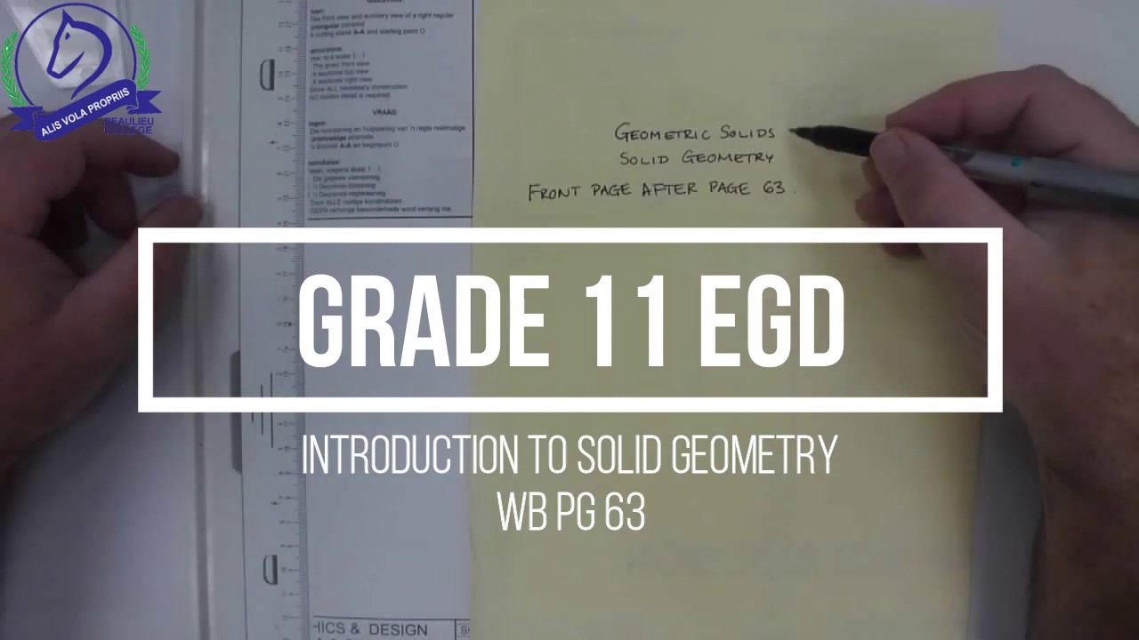 GR 11 EGD SOLID GEOMETRY WB pg 63 - YouTube
