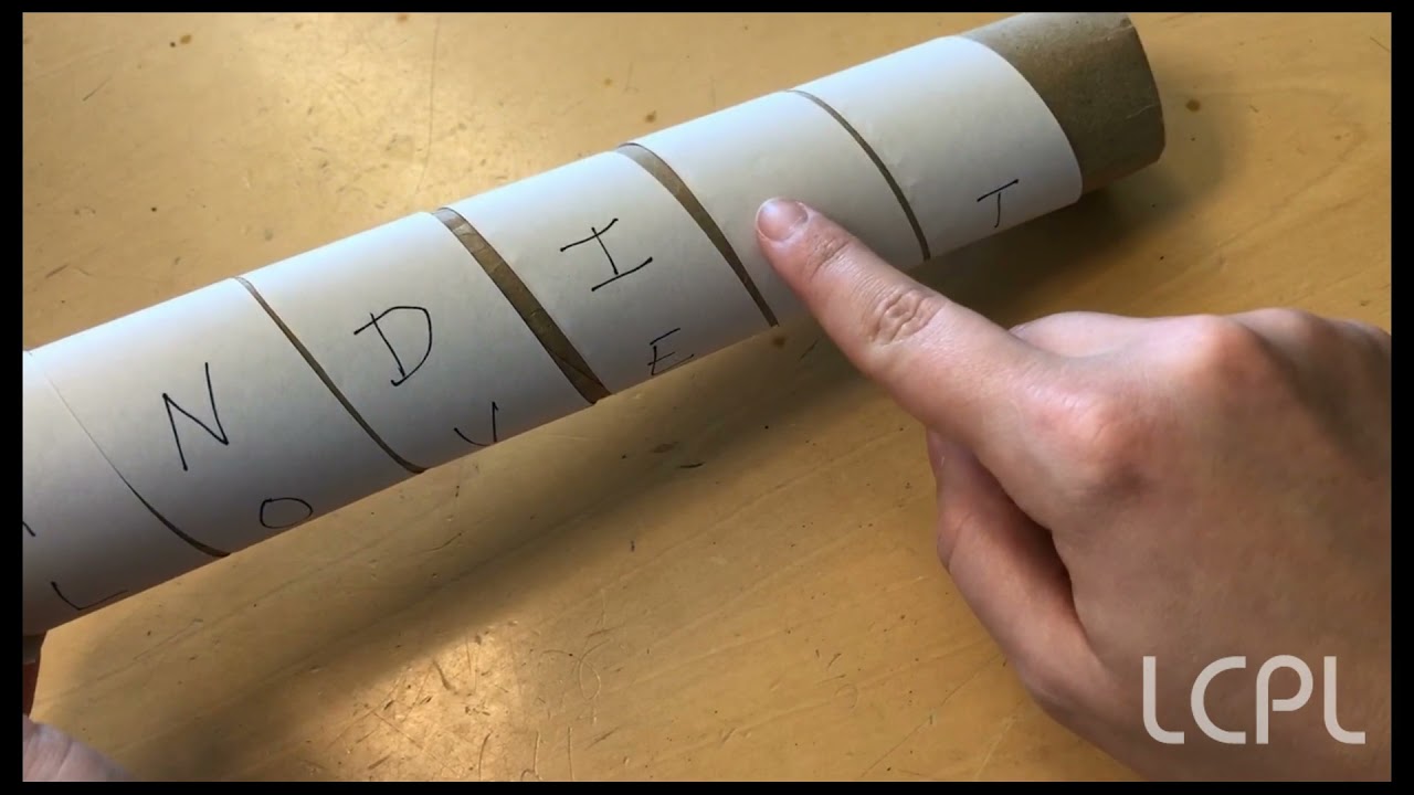 DIY Scytale Cipher - YouTube