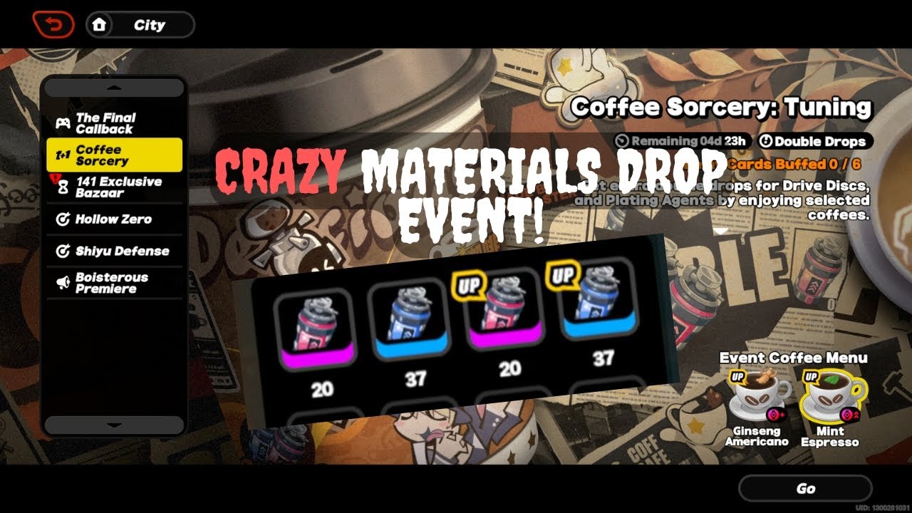 [Event] Coffee Sorcery Mint Espresso Plating Agent | Zenless Zone Zero ...