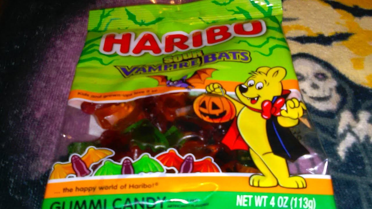Haribo Sour Bats Review! - YouTube