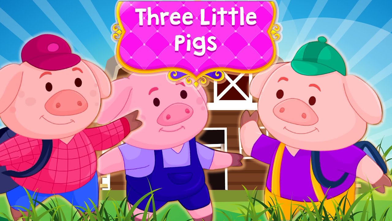 Three Little Pigs & The Sneaky Big Bad Wolf | The Great Piggy Showdown ...