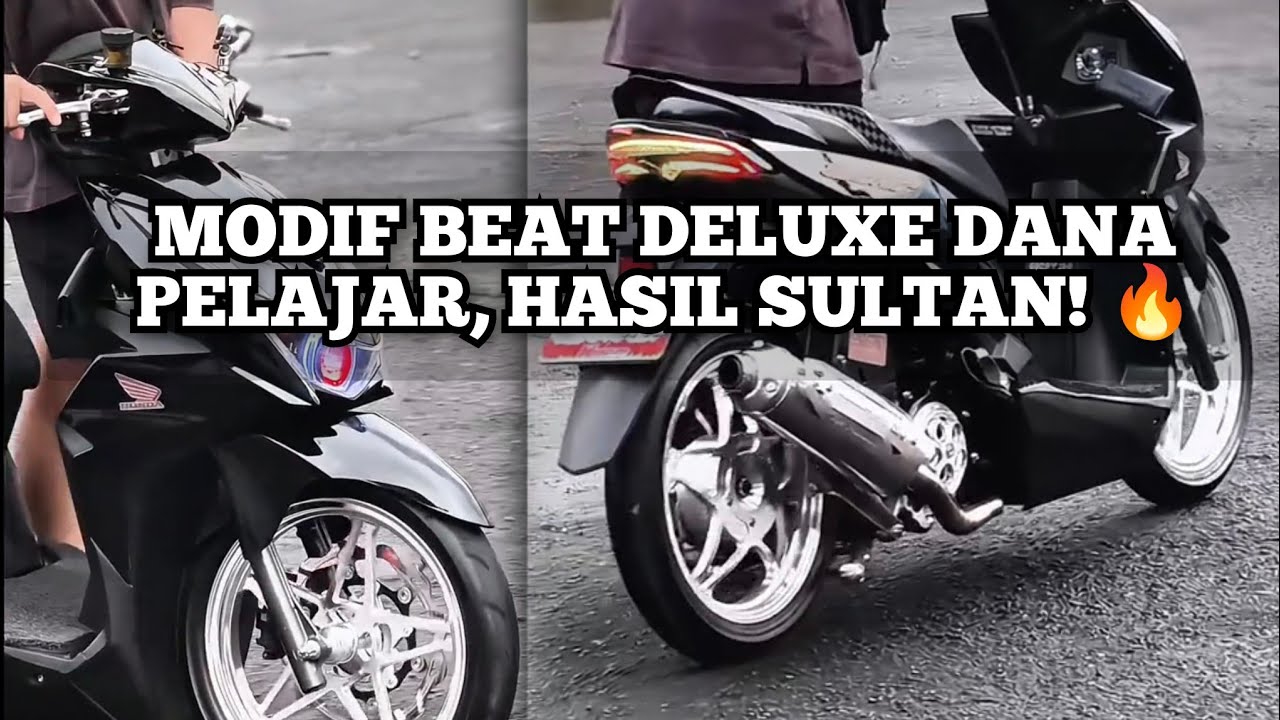 MODIFIKASI BEAT DELUXE DANA PELAJAR | Part Murah Tapi GANTENG + Harga ...