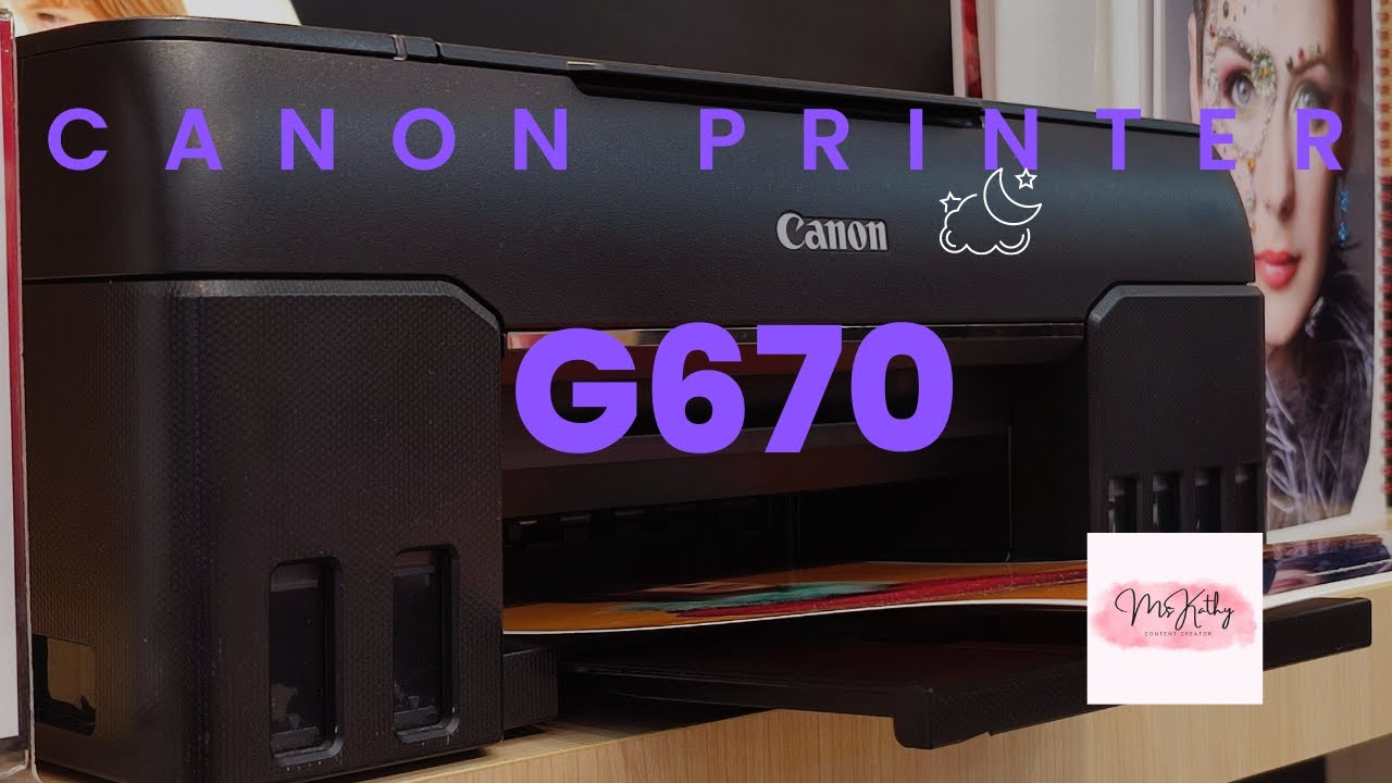 Everything You Need to Know About the Canon Printer G670 - YouTube