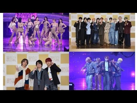 "第75回NHK紅白歌合戦"のリハ2日目、豪華19組が登場！TWICE、LE SSERAFIM、TOMORROW X TOGETHERなどが音合わせ＆取材会に参加🎤 - YouTube