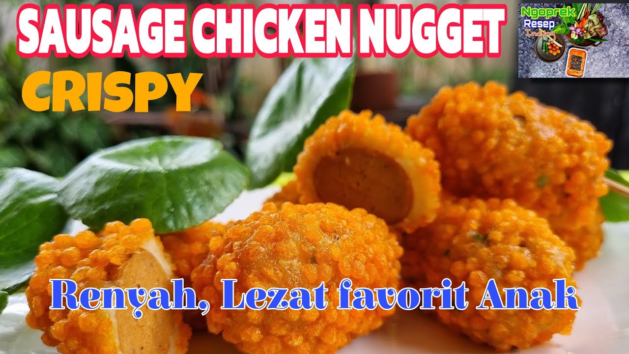 SAUSAGE CHICKEN NUGGET CRISPY RECIPE - YouTube