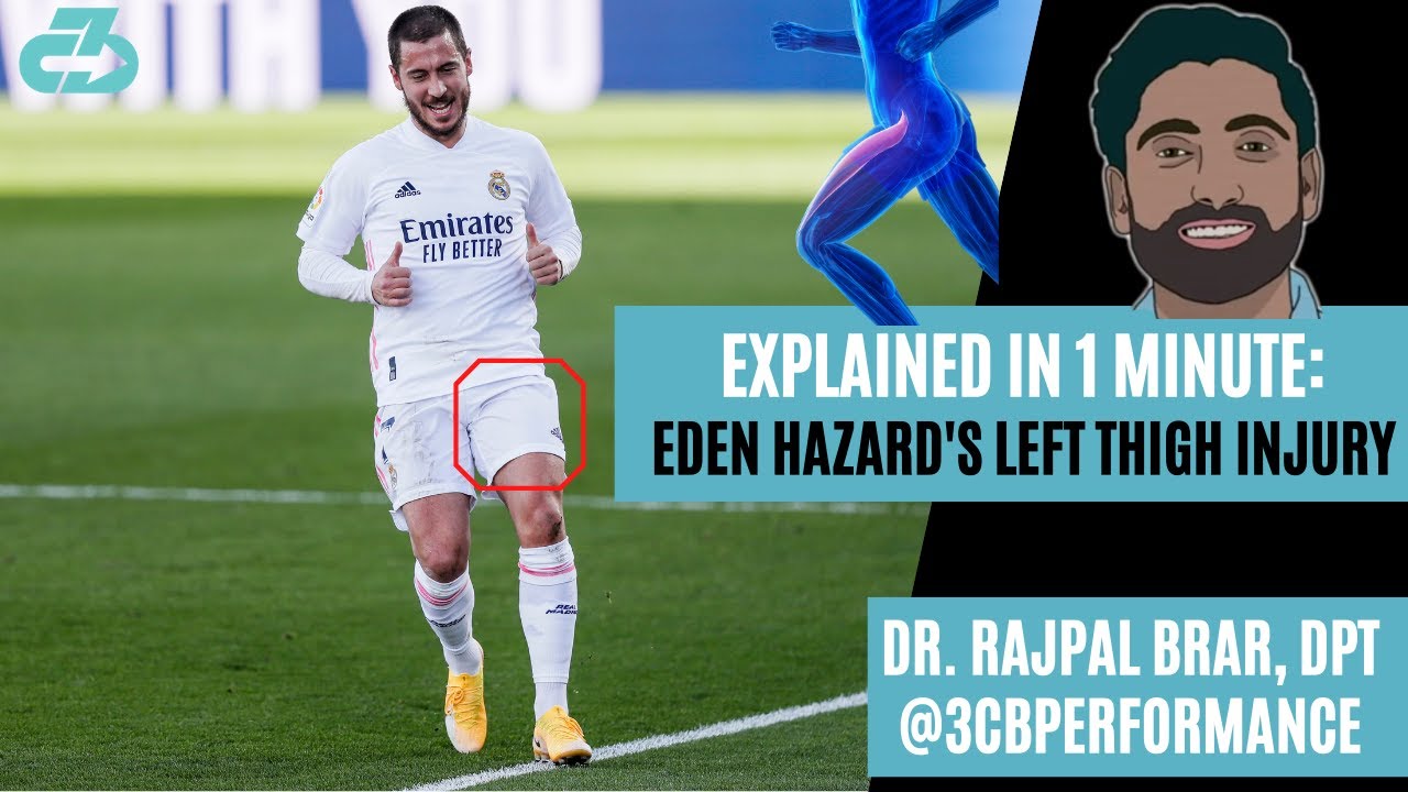 Eden Hazard injury update (left quadriceps) | Expert explains - YouTube