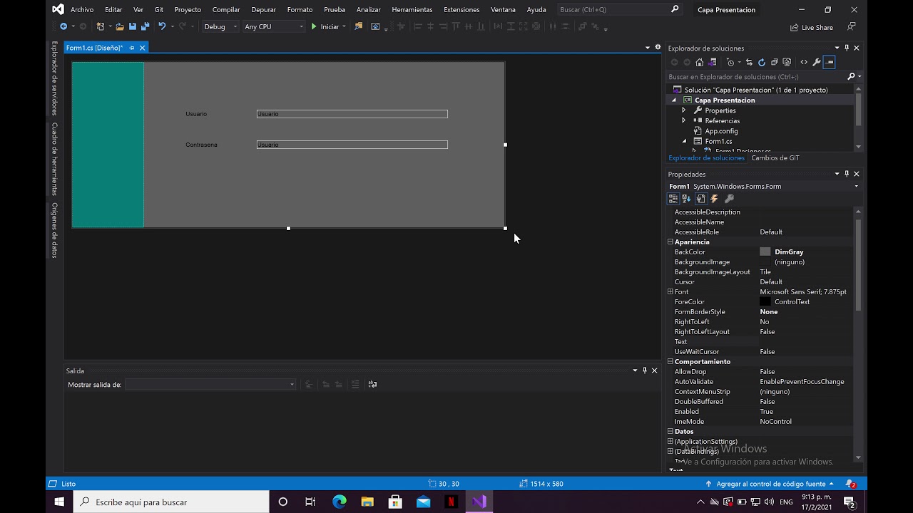 Capa Presentacion en C# - YouTube