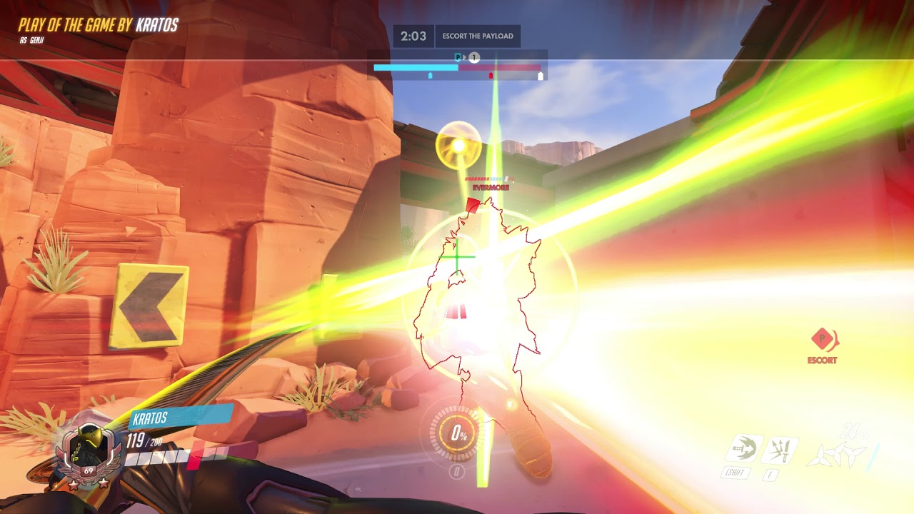 Genji POTG with GOLDEN GUN - YouTube