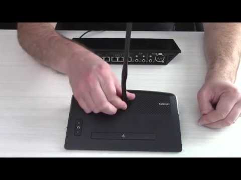 Set up for the Televic Conference D-Cerno Discussion System - YouTube