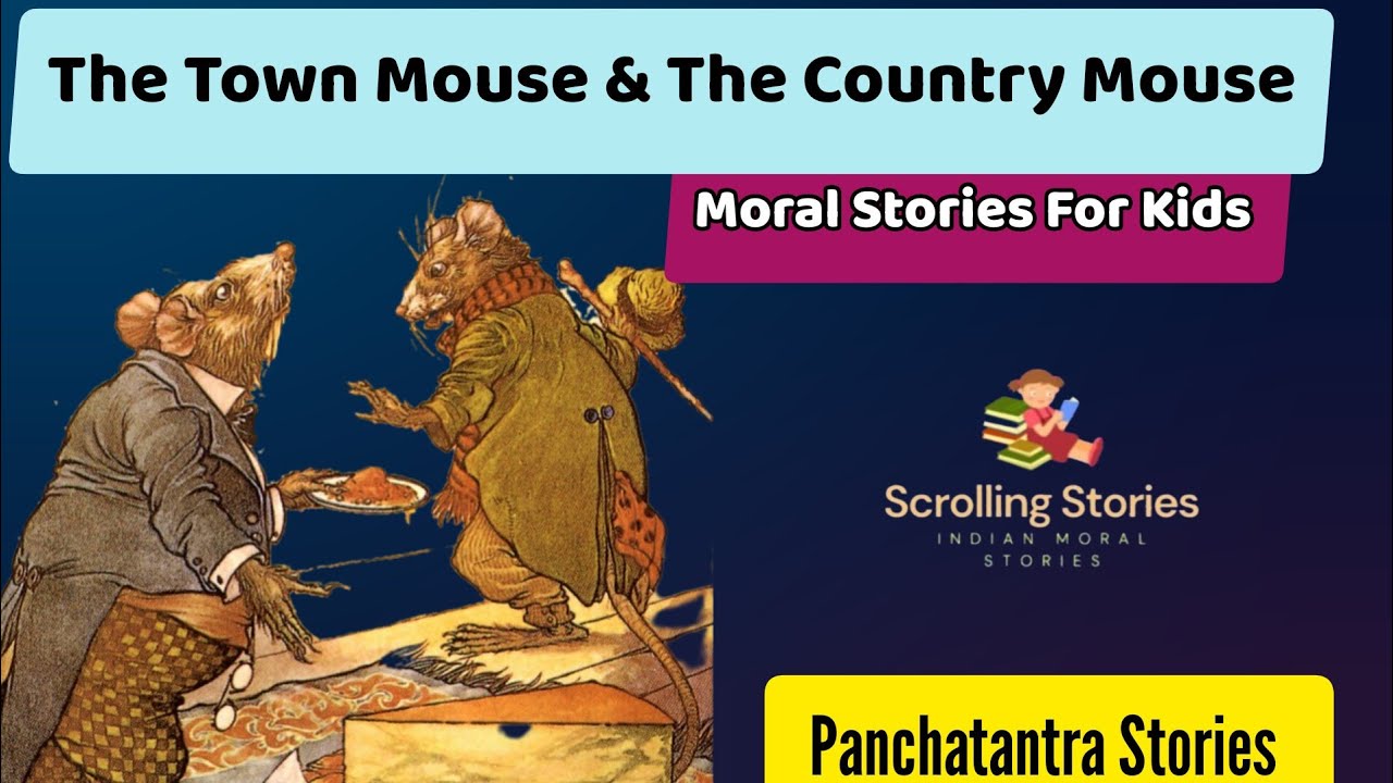 The Town Mouse & The Country Mouse | Bedtime Stories | Panchatantra ...