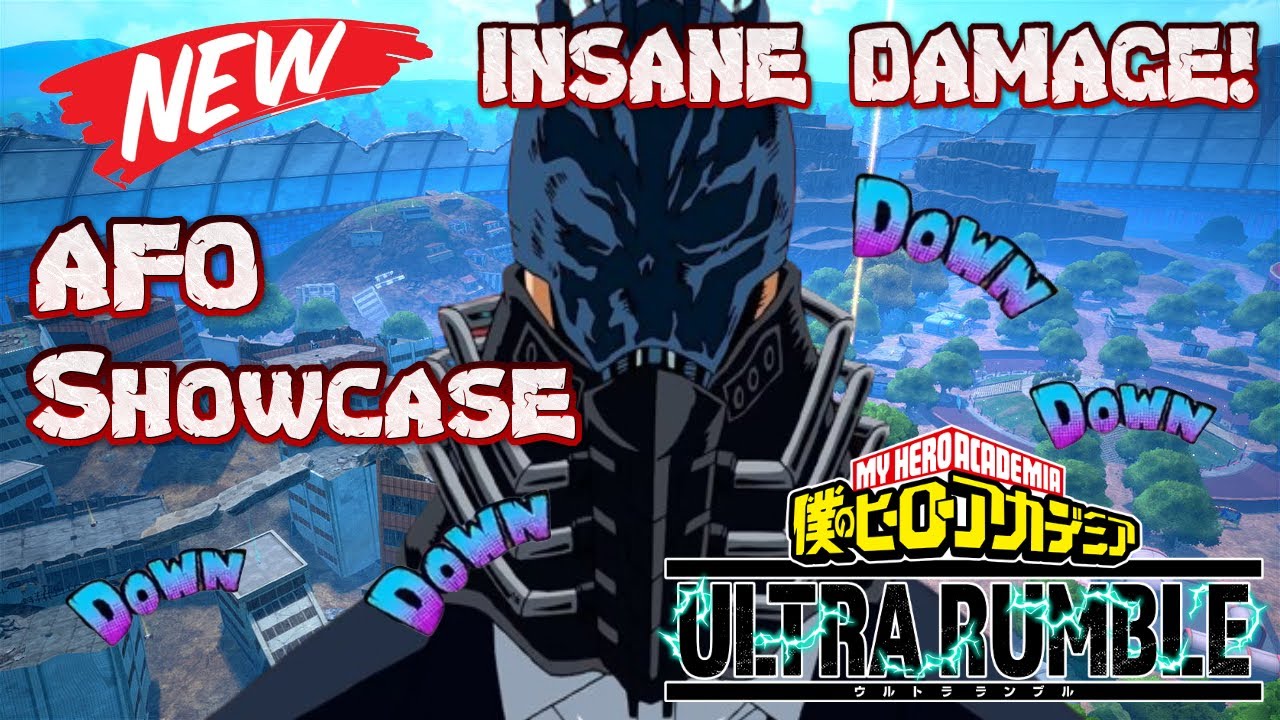 NEW! AFO Showcase! | My Hero: Ultra Rumble - YouTube