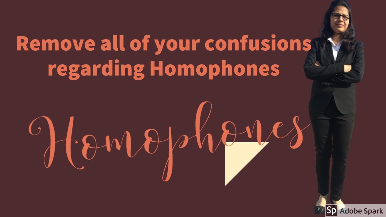 Homophones - YouTube