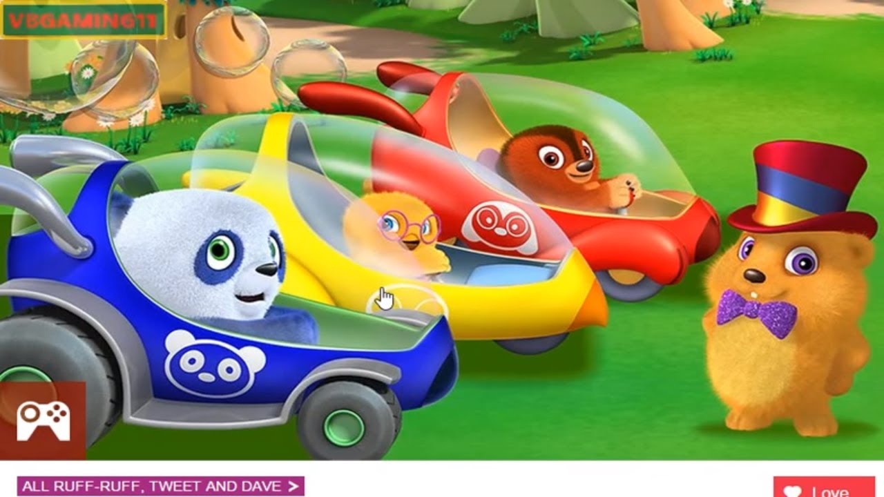 CBeebies Ruff Ruff Tweet and Dave Exciting Racing Adventure #3 Kids ...