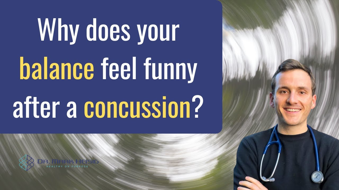 Why does your balance feel funny after a concussion? - YouTube