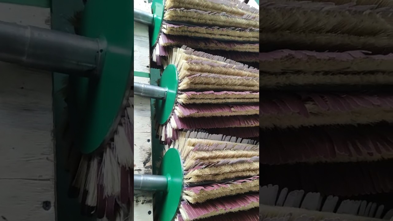 Wood finishing cylinder Tampico brush roller for woodworking sanding ...