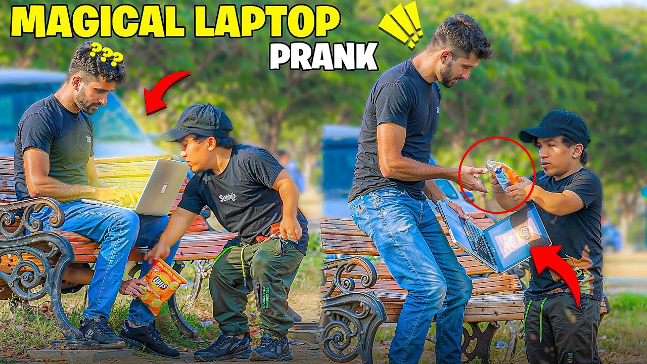 Magical Laptop PRANK Pt 2 - | @NewTalentOfficial - YouTube