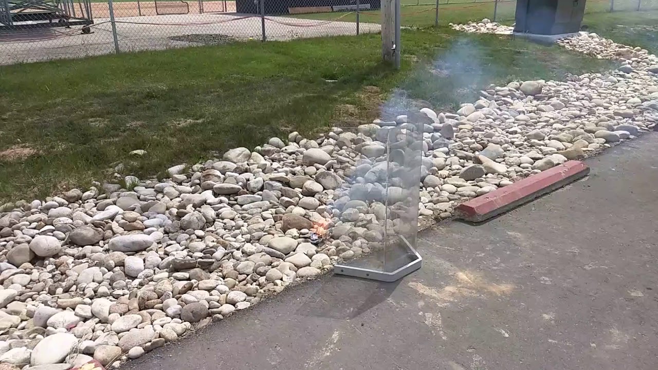 Crazy smoke bomb fail - YouTube