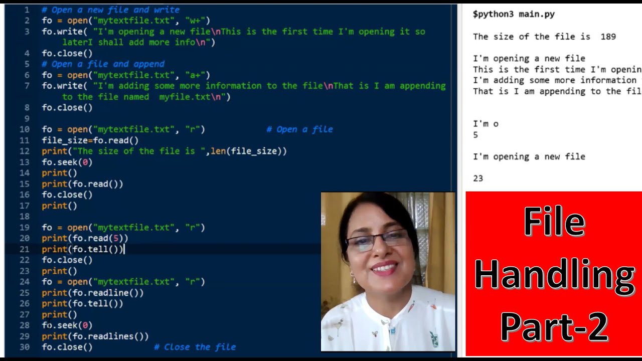 File Handling Part 2 Binary And Csv Files Hindi Version Youtube