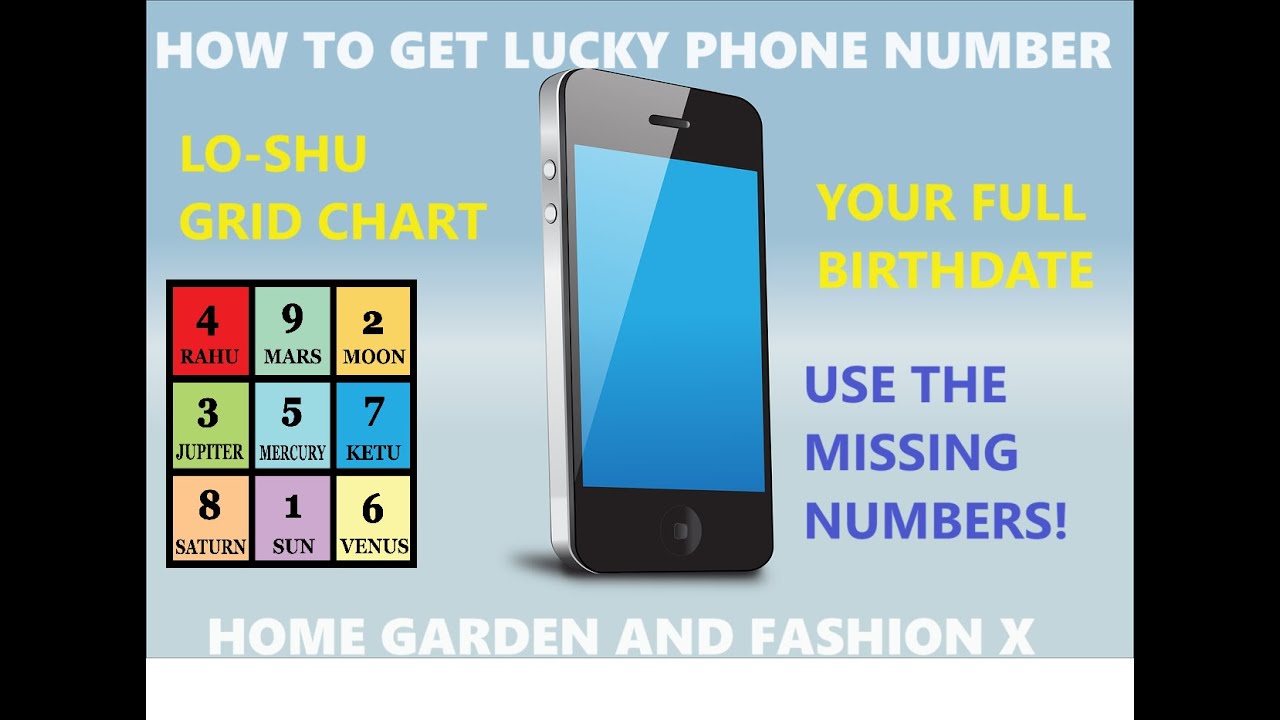 HOW TO GET LUCKY MOBILE OR HOME PHONE NUMBER||HOME GARDEN AND FASHION X ...