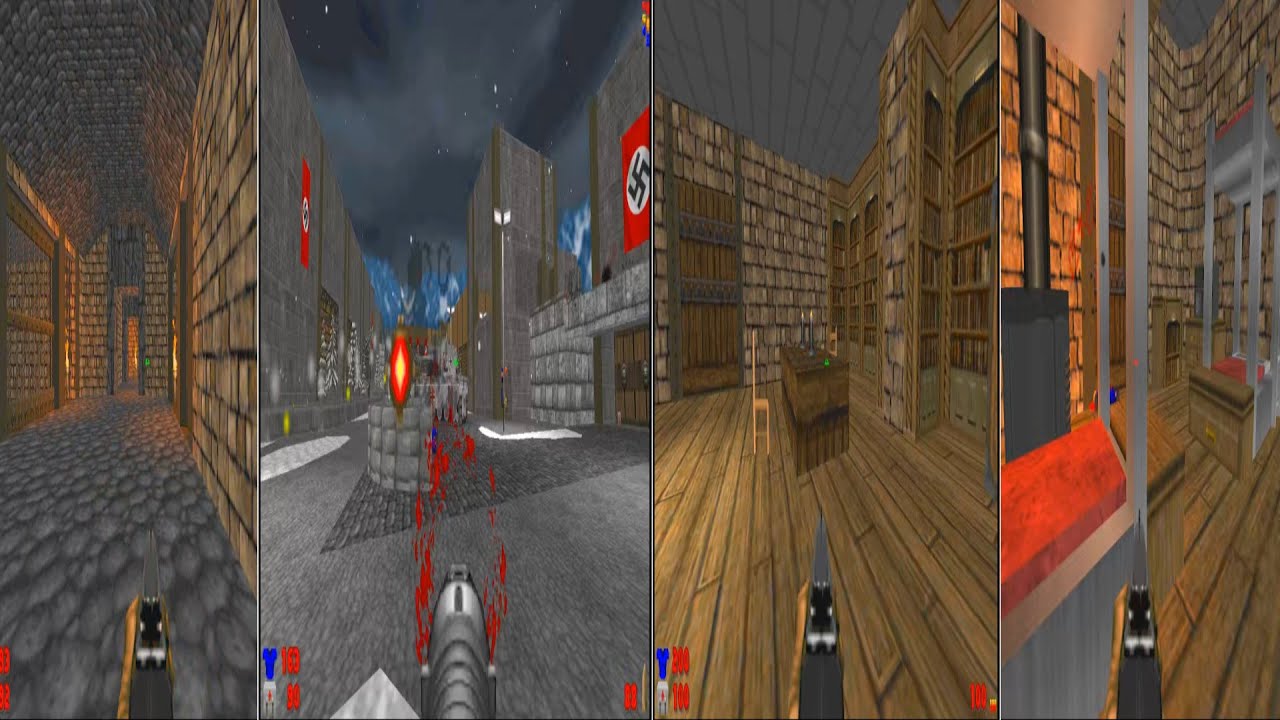DOOM MOD Brutal Doom Hell on Earth WOLFENSTEIN 3D Starter Pack Complete ...