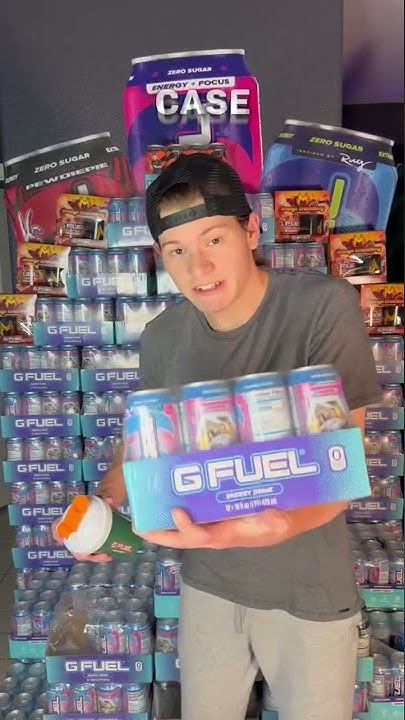 FREE GFUEL MINI FRIDGE, PS5, AND MORE!! - YouTube