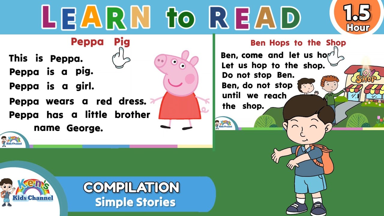 Reading Simple Stories for Nursery and Kindergarten | English Reading ...