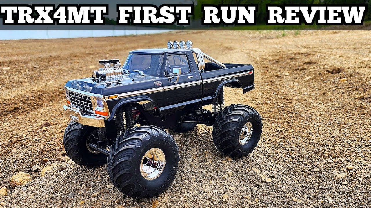 Traxxas Trx4mt first run and thoughts - YouTube