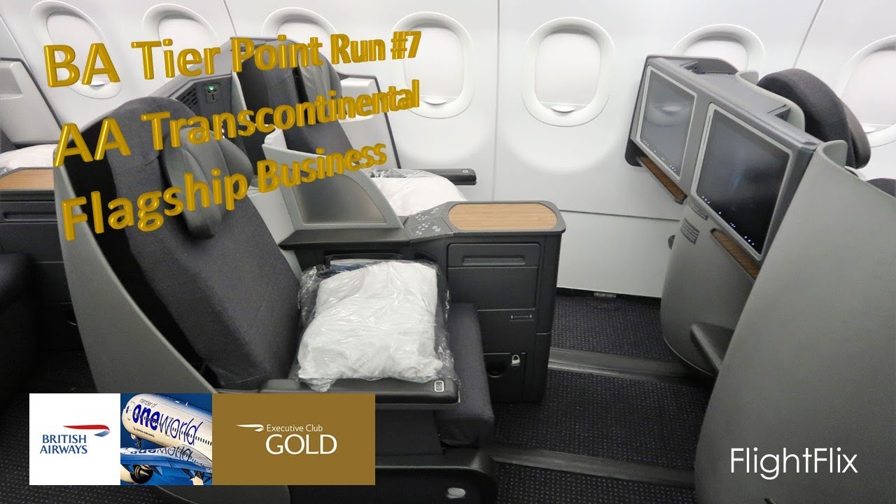 American Airlines Transcontinental A321 Sharklets Flagship Business Class Review - YouTube