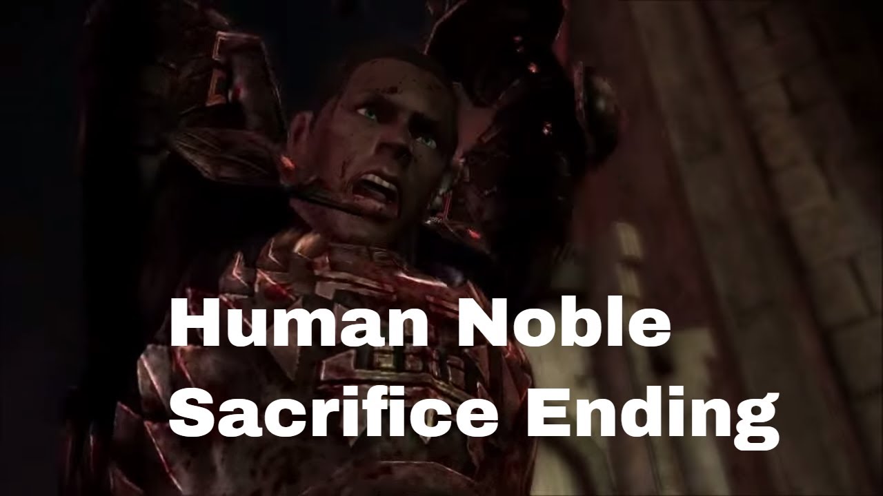 Dragon Age; Origins, Human Noble Sacrifice Ending - YouTube