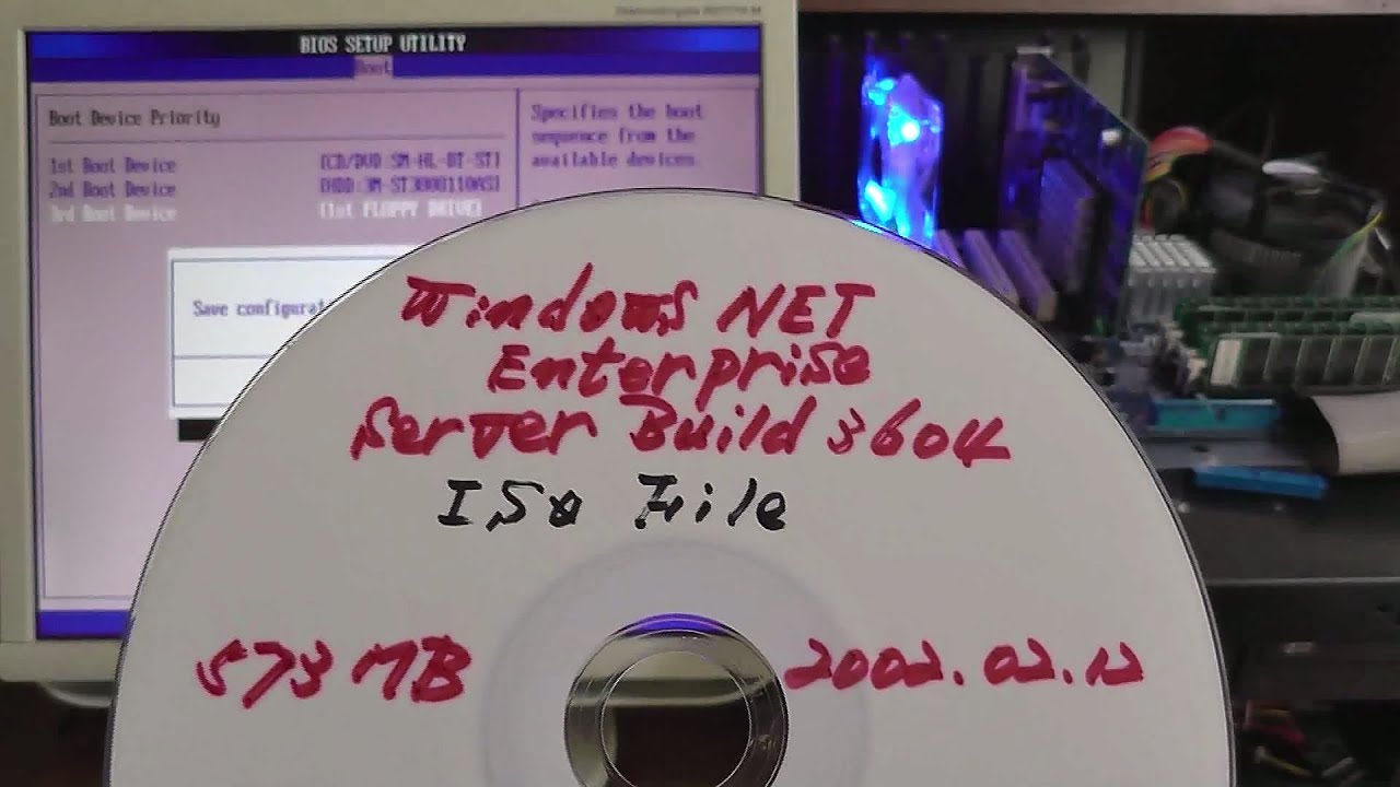 Microsoft Windows .NET Advanced Server [5.1, Build 3604] - YouTube