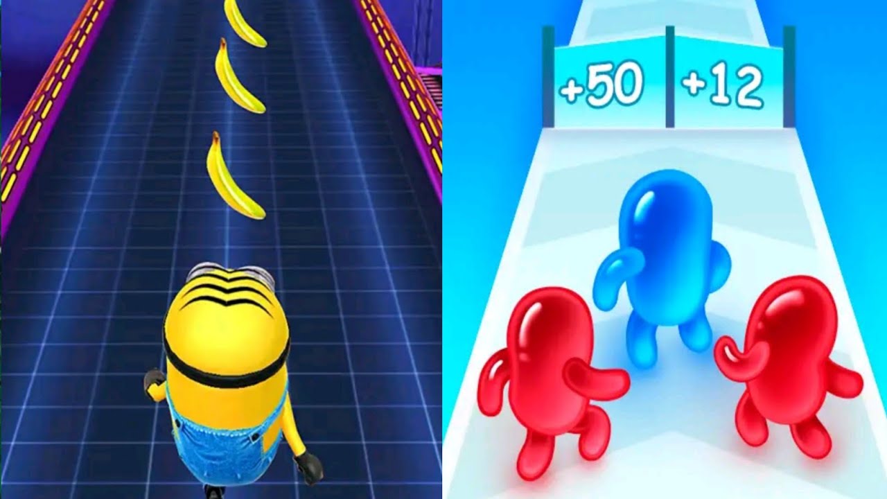 Minion Rush Vs Join Blob Clash 3D - YouTube