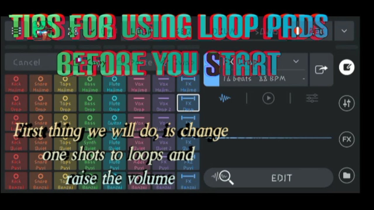 Remixlive Minutorial: Tips for using loop pads before you start - YouTube