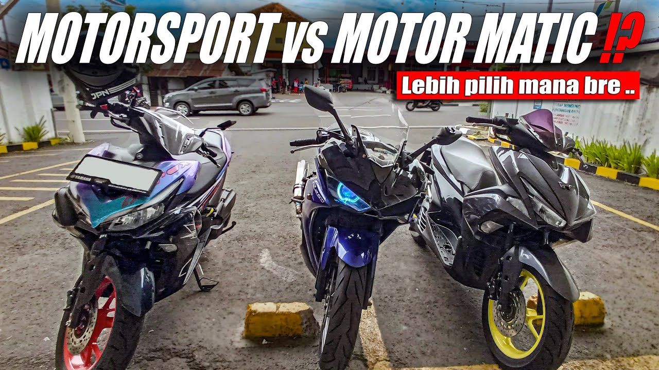 PAKE MOTORSPORT DI ERA GEMPURAN MOTOR MATIC Motovlog Yamaha R25 OLD ...