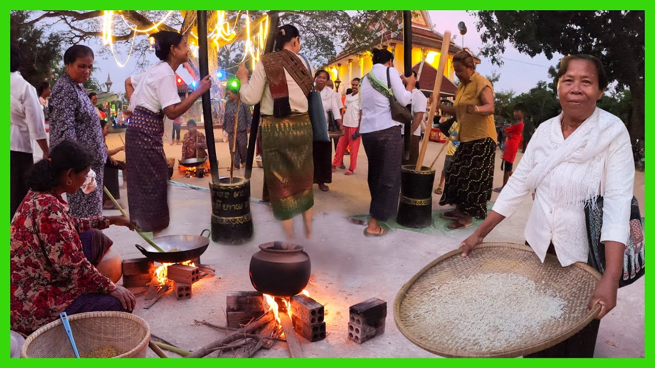 Ork Ambok In Wat Neakreangsey On 2022! Join Khmer Traditional Ceremony ...