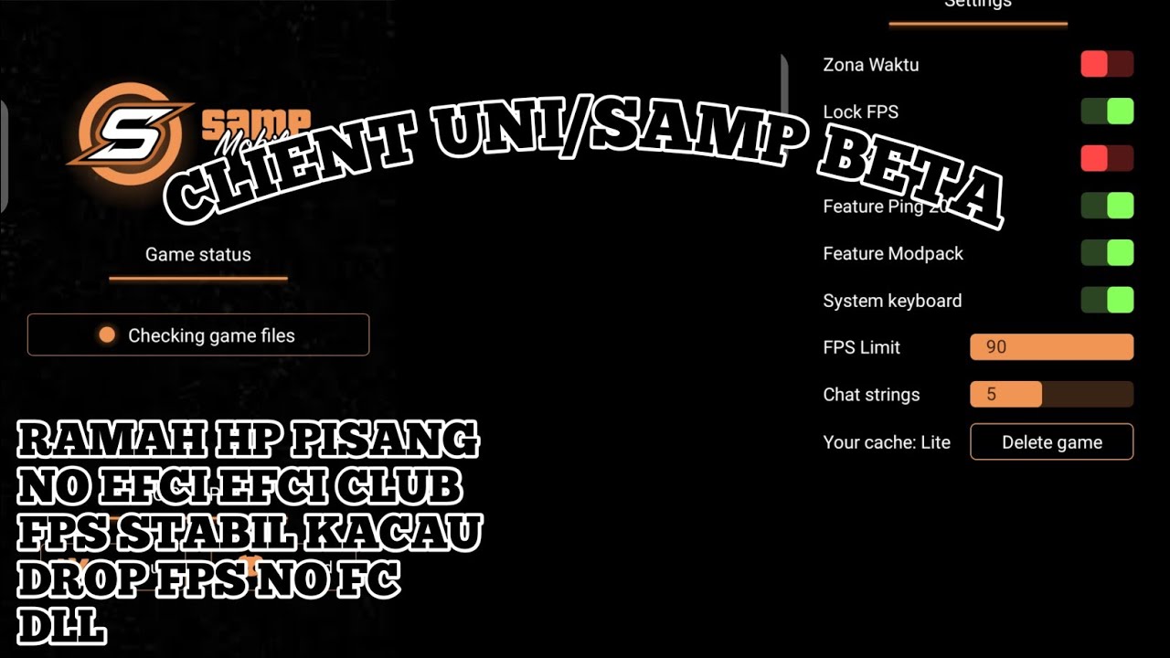 [SHARE] CLIENT SAMP BETA/UNIV JEKMANT LAUNCHER || UKURAN KECIL AND SUPP ...