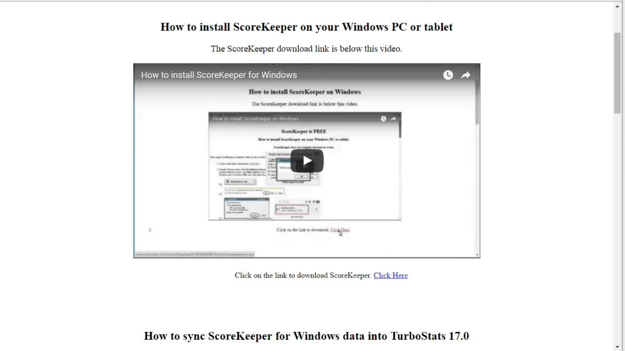 How to install ScoreKeeper onto your Windows device - YouTube
