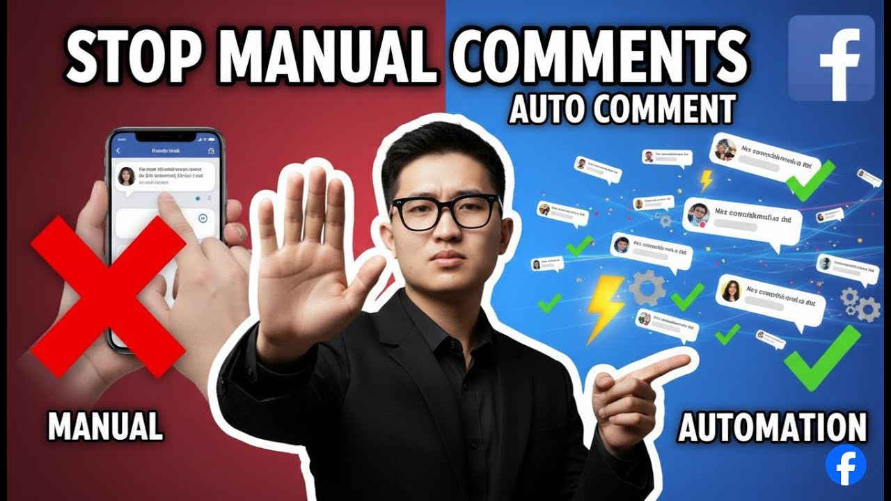 Stop Commenting on Facebook Manually (Auto Comment with MKT Care) - YouTube