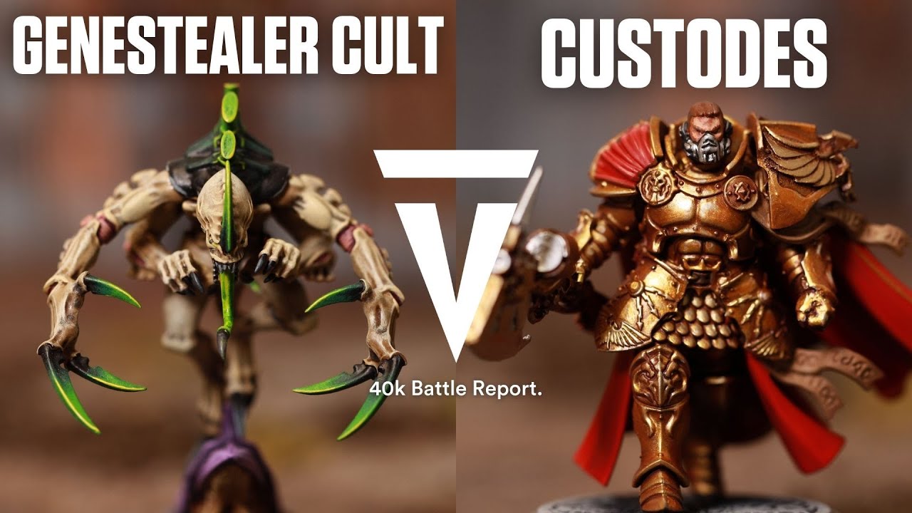 New Codex Adeptus Custodes vs New Codex Genestealer Cults: Warhammer ...