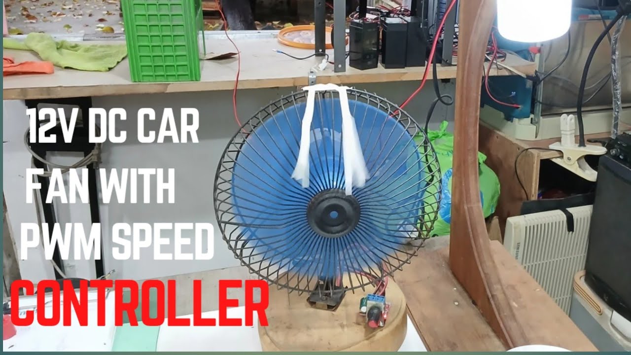 12v dc Car Fan with Pwm Speed Controller/Fan Regulator#klazvince# ...