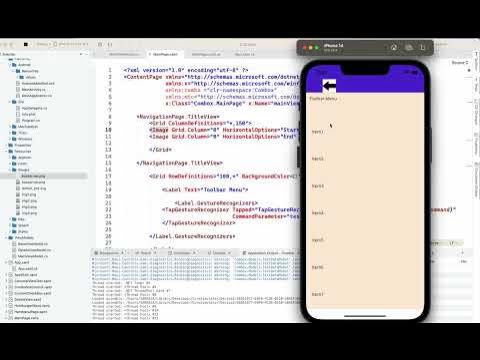MAUI App Part11. Customise top navigation bar in maui App - YouTube